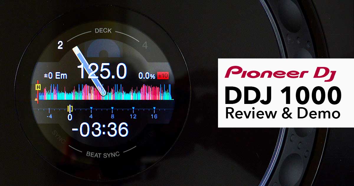 Pioneer DDJ 1000 Review & Demo - Rekordbox DJ Controller