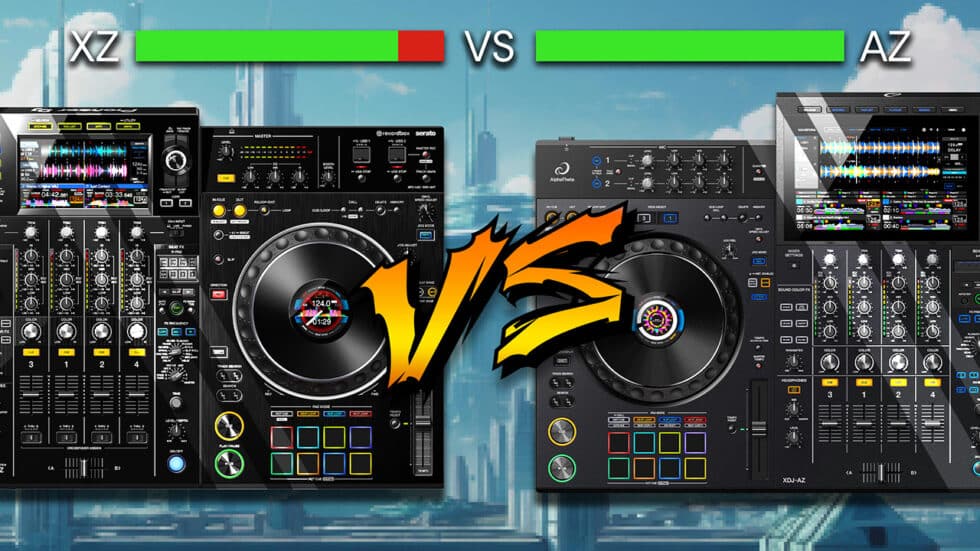 AlphaTheta XDJ-AZ vs. Pioneer DJ XDJ-XZ